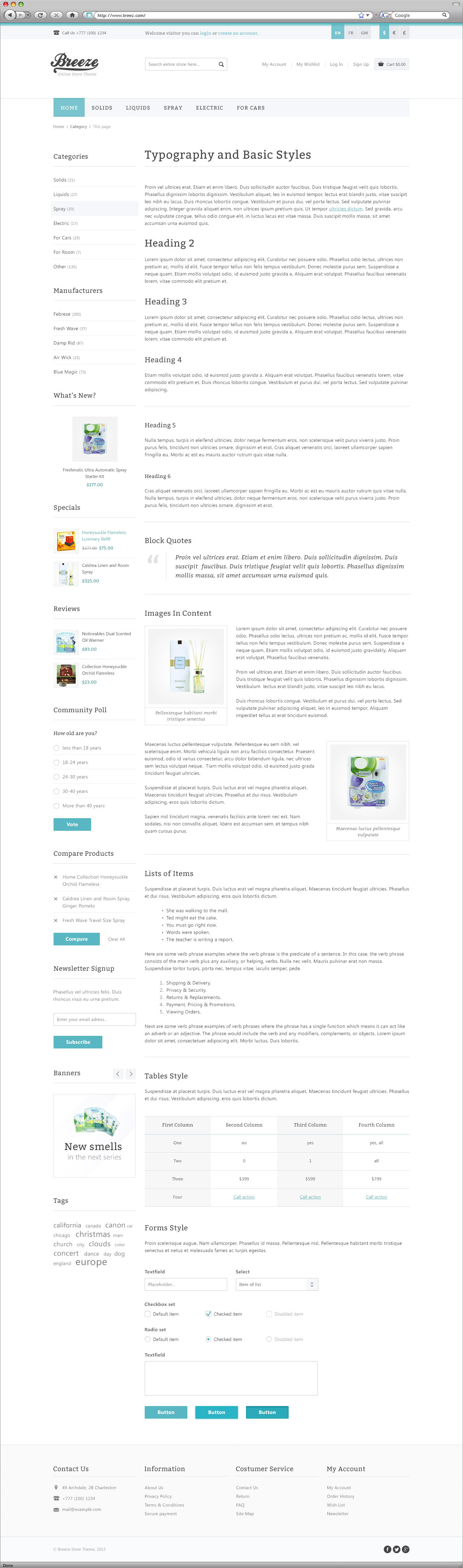 Breeze — HTML5 & CSS3 store template by WpWay_ | ThemeForest